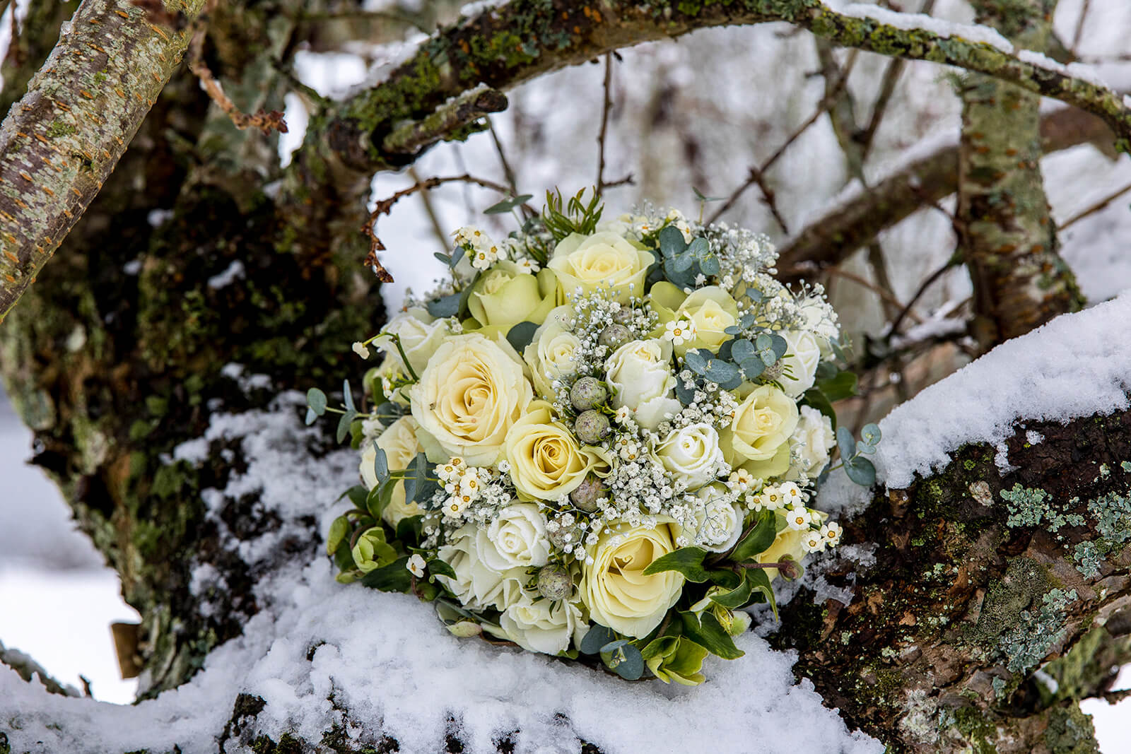 Brudebuket - prikken over i'et.